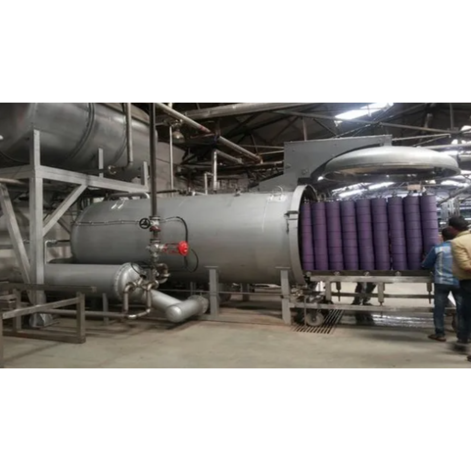 H.T.H.P. Horizontal Single Vessel Dyeing Plant - by T.E.A.M