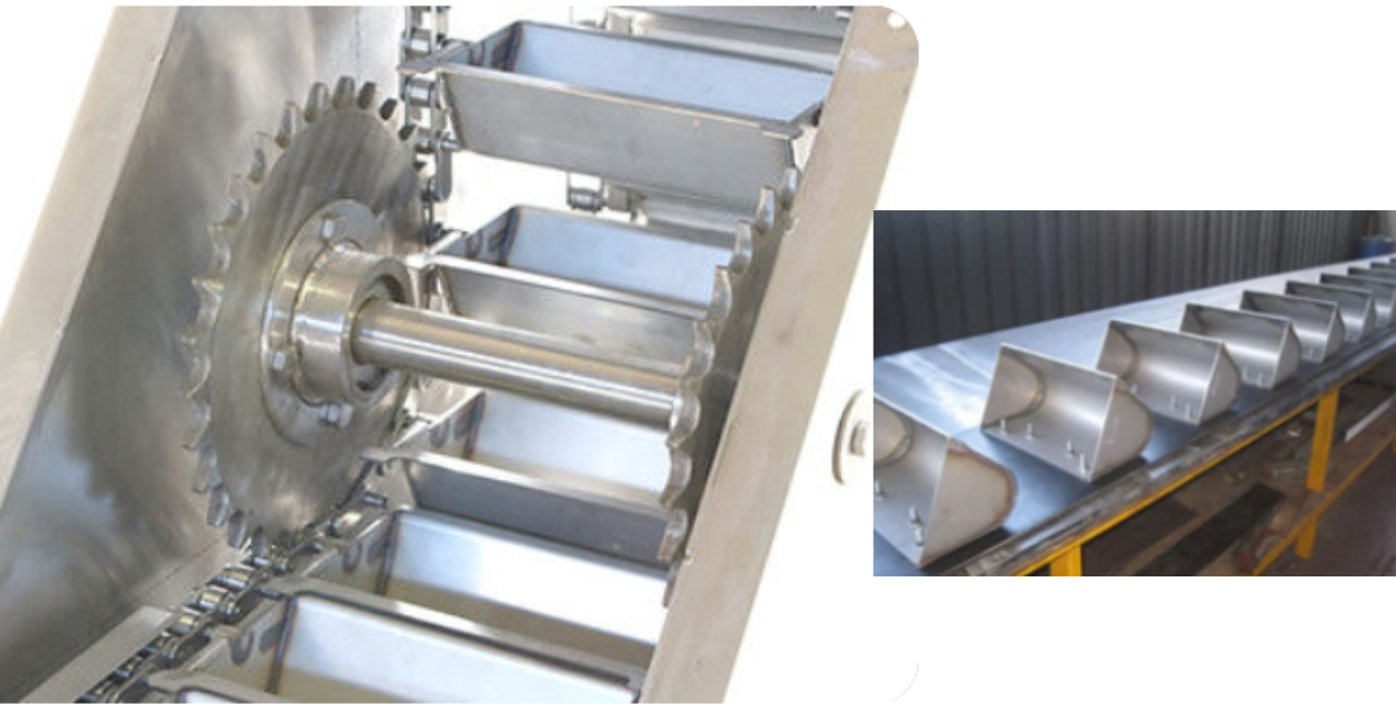 Bucket type Conveyors - Design, Mfg. & Supply by T.E.A.M.